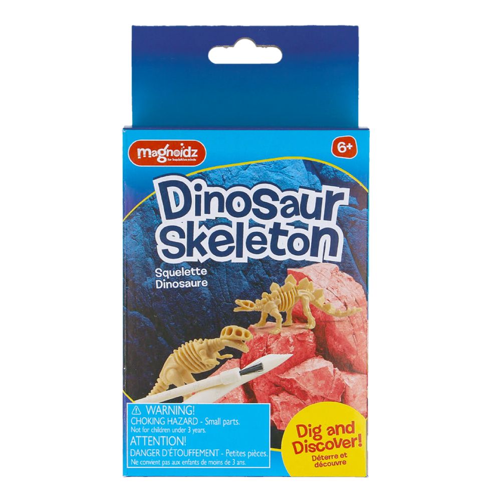 MAGNOIDZ Dig & Discover Dinosaur Skeleton Kit - Keycraft