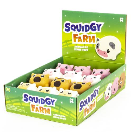 Squidgy Farm Animals - Keycraft